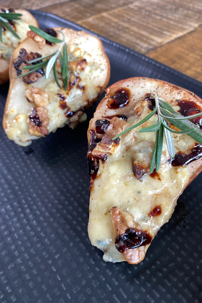 Elegant Blue Cheese–Stuffed Pears | Baked Pear Recipe for Holidays